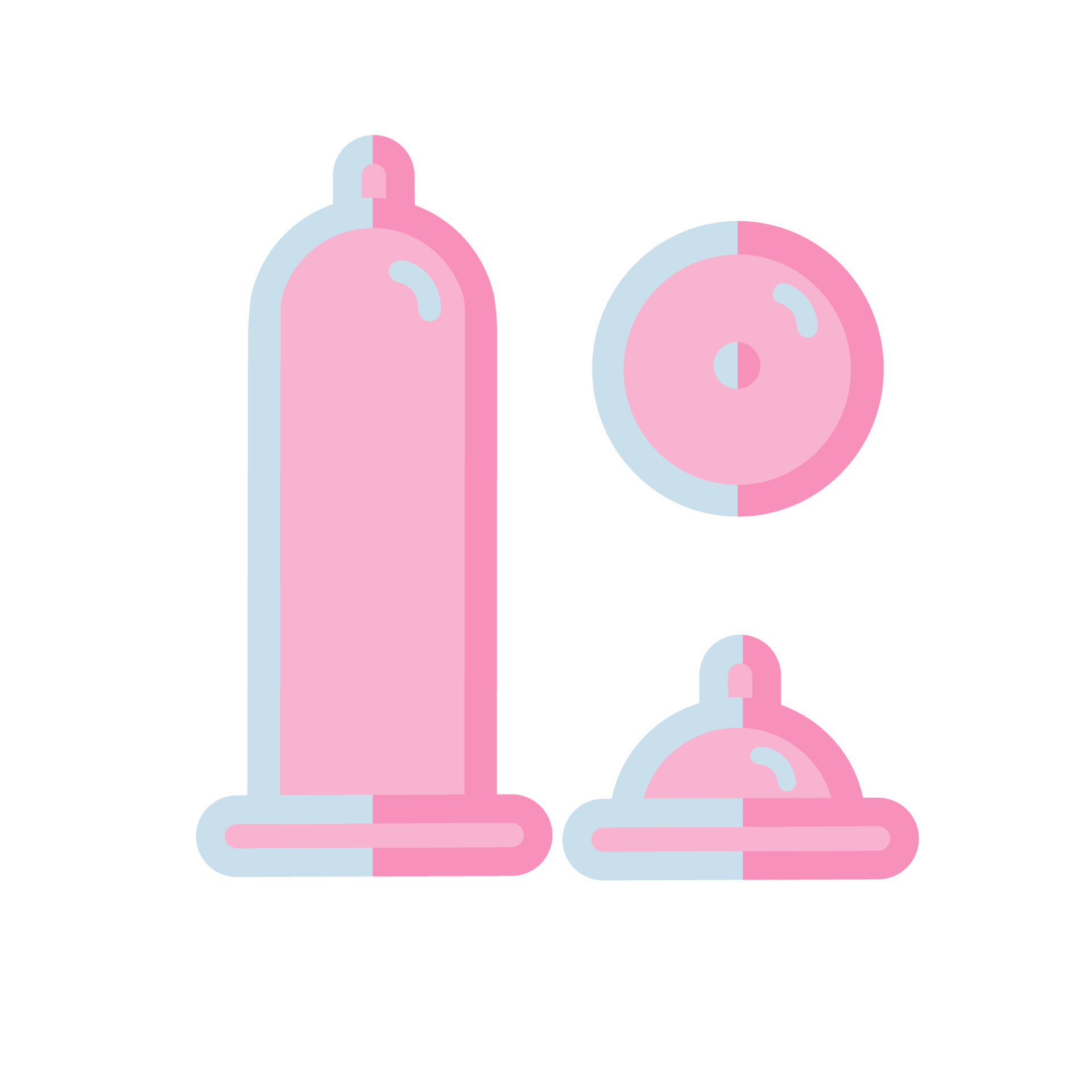 Vector Condom And Packages Icon Contraception Concept Sealed And Open