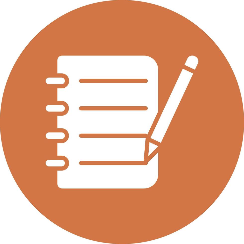 Notebook Icon Style 13127054 Vector Art at Vecteezy