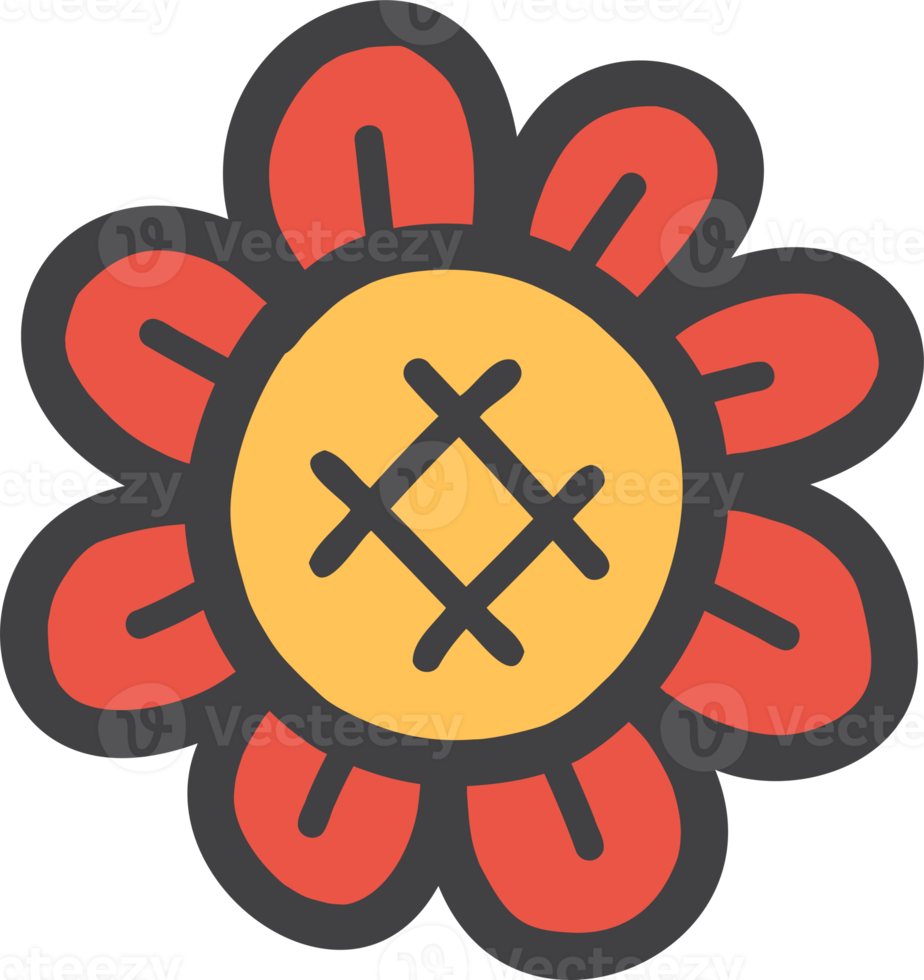 Hand Drawn Cute Flowers Illustration 13127294 Png