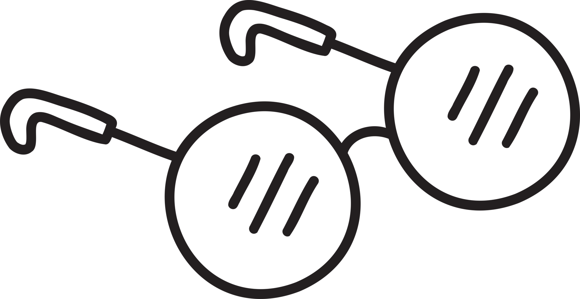 Hand Drawn Round Glasses Illustration 13127347 Png