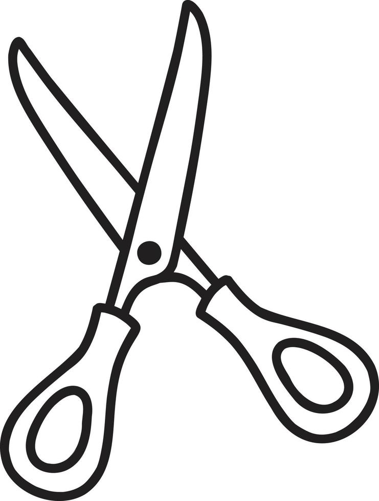 Hand Drawn scissors illustration 13127836 Vector Art at Vecteezy
