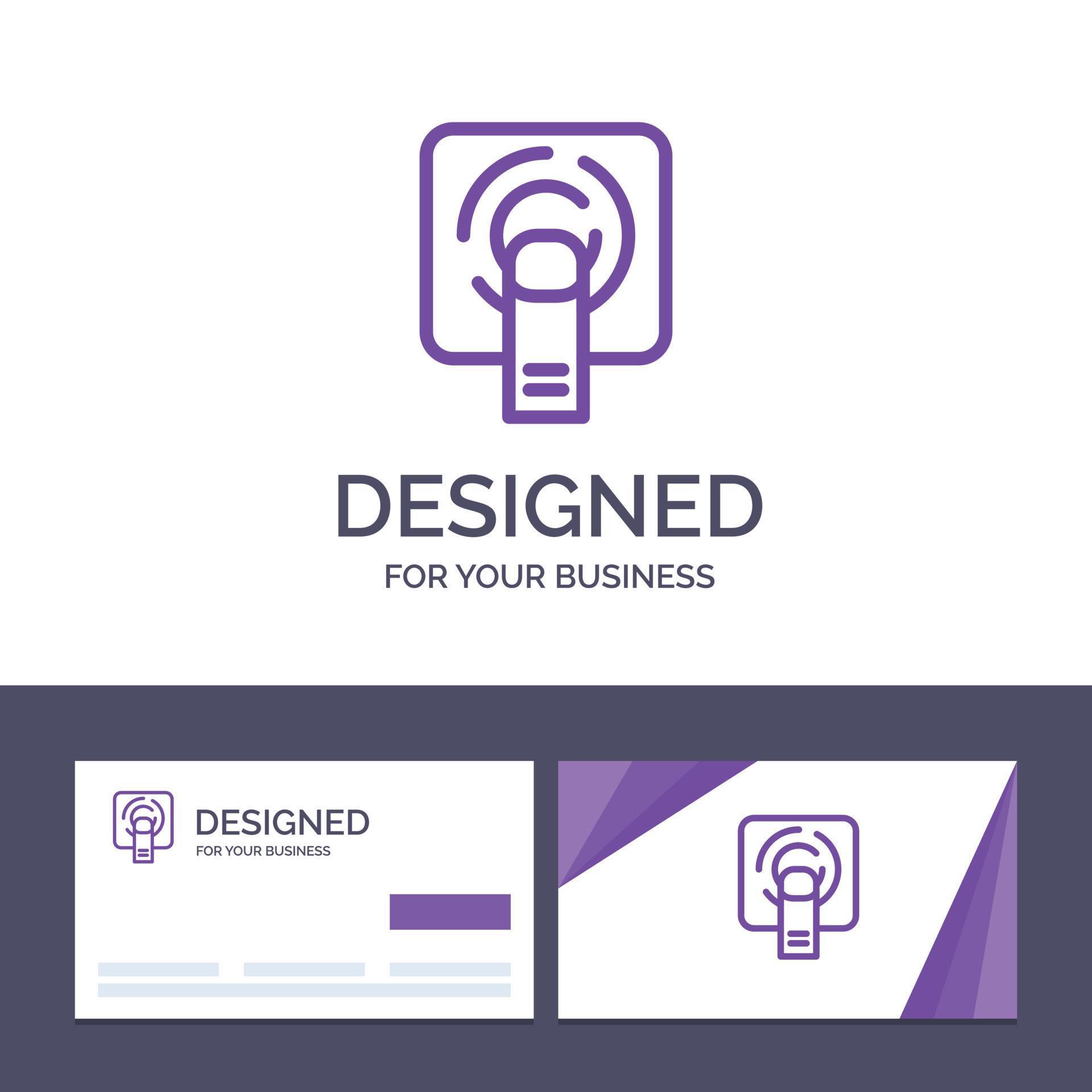 Creative Business Card and Logo template Finger Touch Finger Touch ... Creative Business Card and Logo template Finger Touch Finger Touch ...