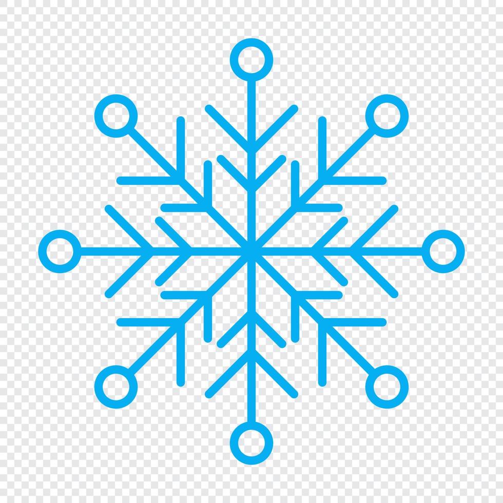 Snowflake. Snowflake icon. Simple snowflake icon in line style design. Snow snowflake symbol ...