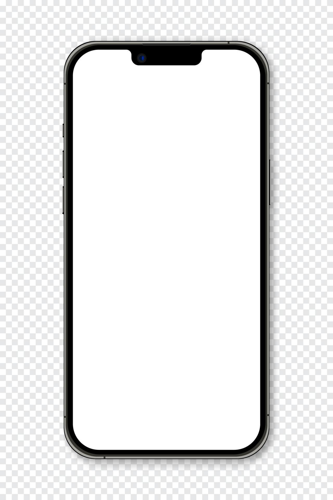 Realistic model smartphone. Smartphone mockup. Device front view. 3D ...