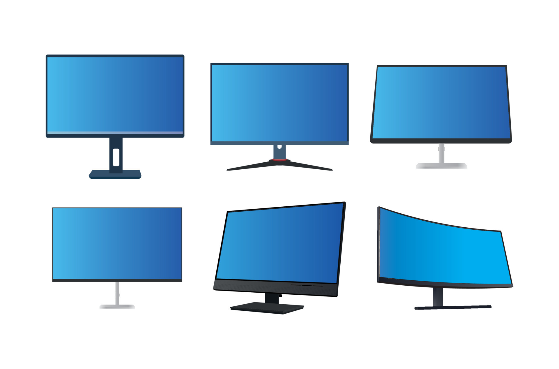 Computer monitor vector illustration 13133202 Vector Art at Vecteezy