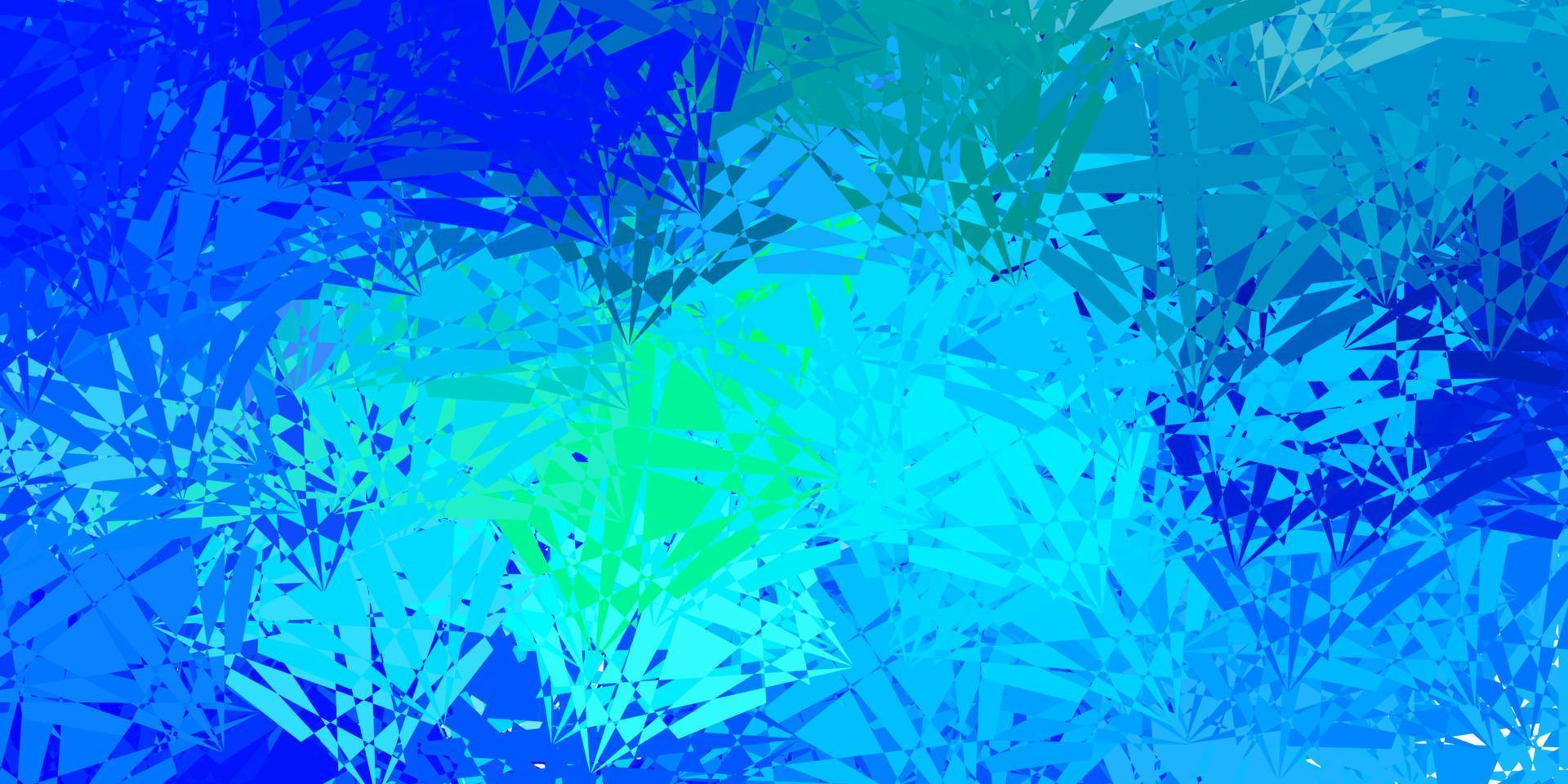 Light Blue Green Vector Background With Polygonal Forms 13133641