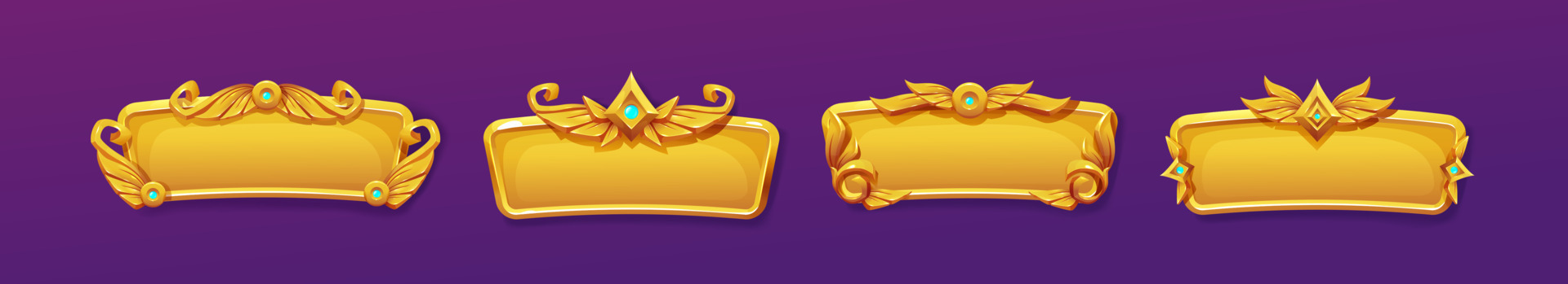 Gold game ui frames, medieval menu elements, bars 13134211 Vector Art ... Gold game ui frames, medieval menu elements, bars 13134211 Vector Art ...