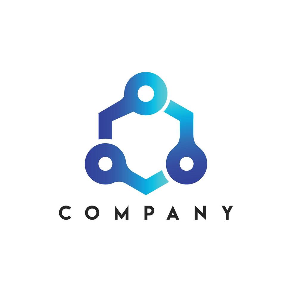 Hexagon Electronic Technologies Log 13134448 Vector Art At Vecteezy