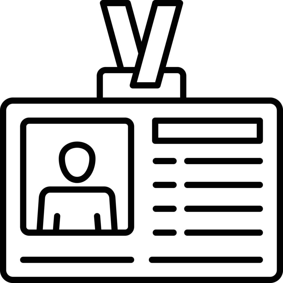 Id Card Line Icon 13135103 Vector Art at Vecteezy Id Card Line Icon 13135103 Vector Art at Vecteezy