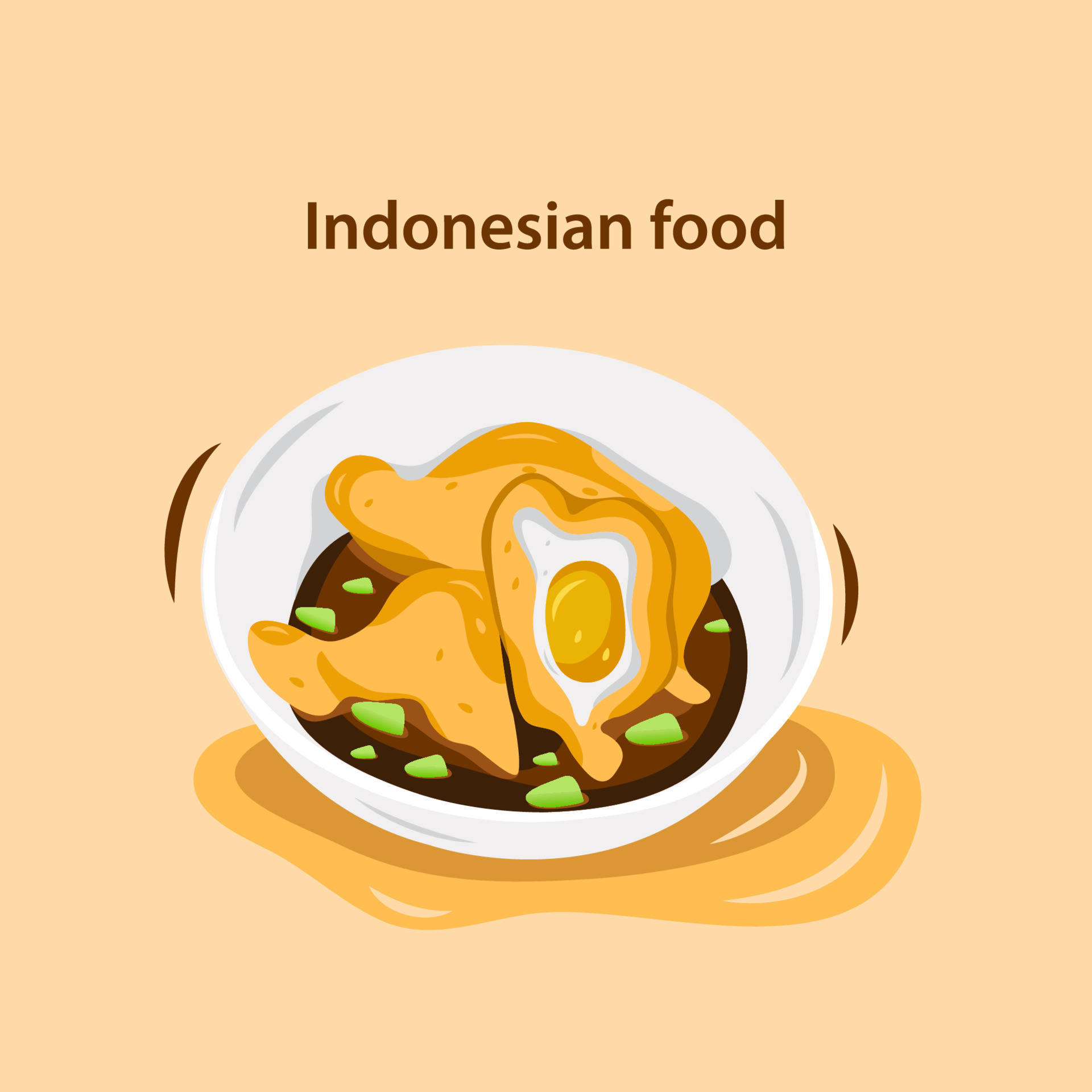 Traditional Indonesian food pempek eggs with vinegar vector 13137071 ... Traditional Indonesian food pempek eggs with vinegar vector 13137071 ...