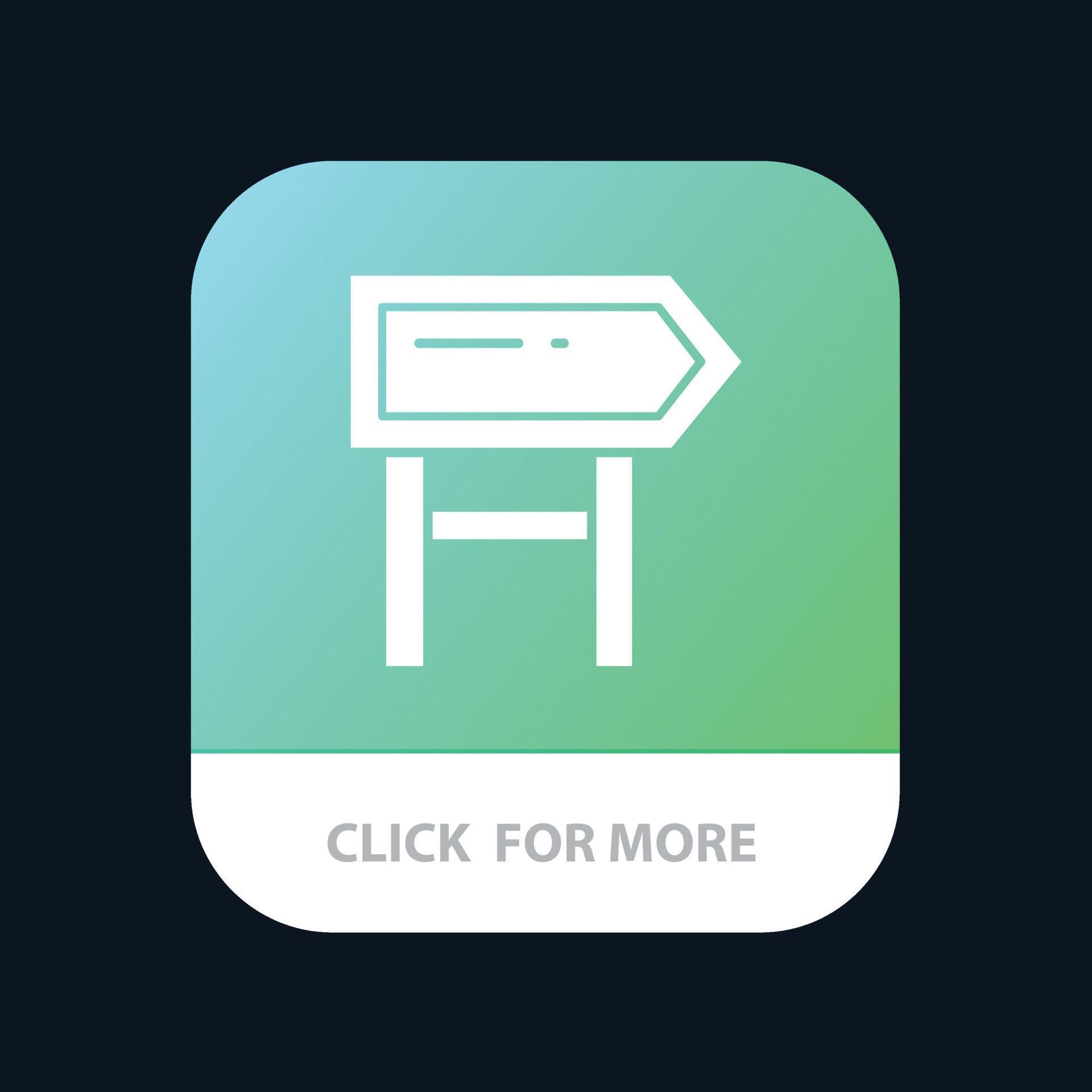 Direction Board Location Motivation Mobile App Button Android and IOS Glyph Version 13138225 ...