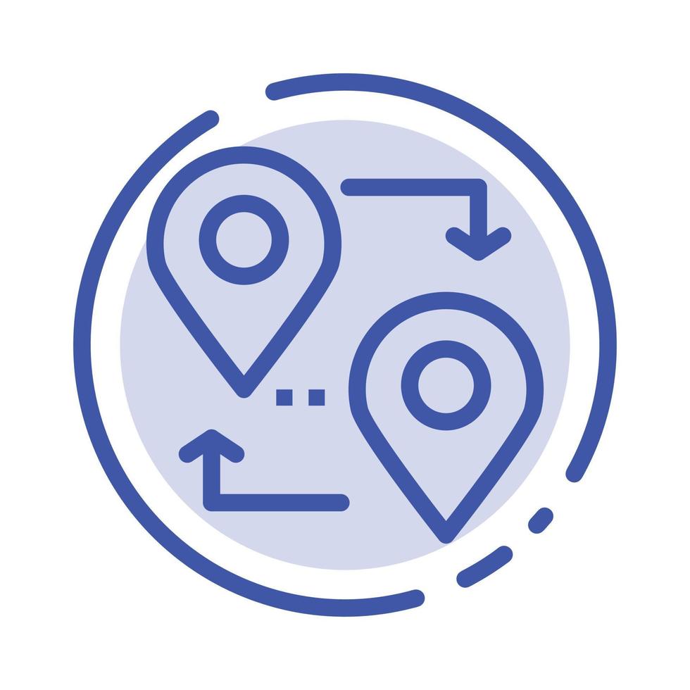 Location Map Pointer Travel Blue Dotted Line Line Icon 13139543 Vector Art At Vecteezy 6805