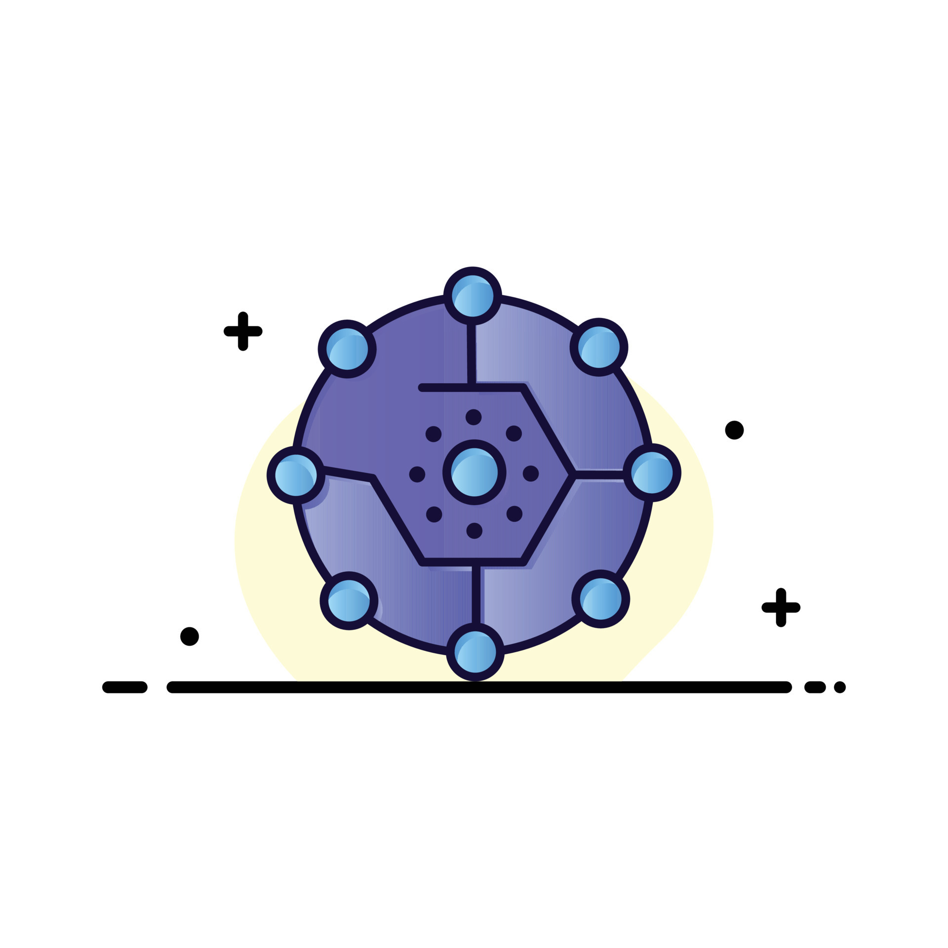 Computing Computing Share Connectivity Network Share Business Flat Line