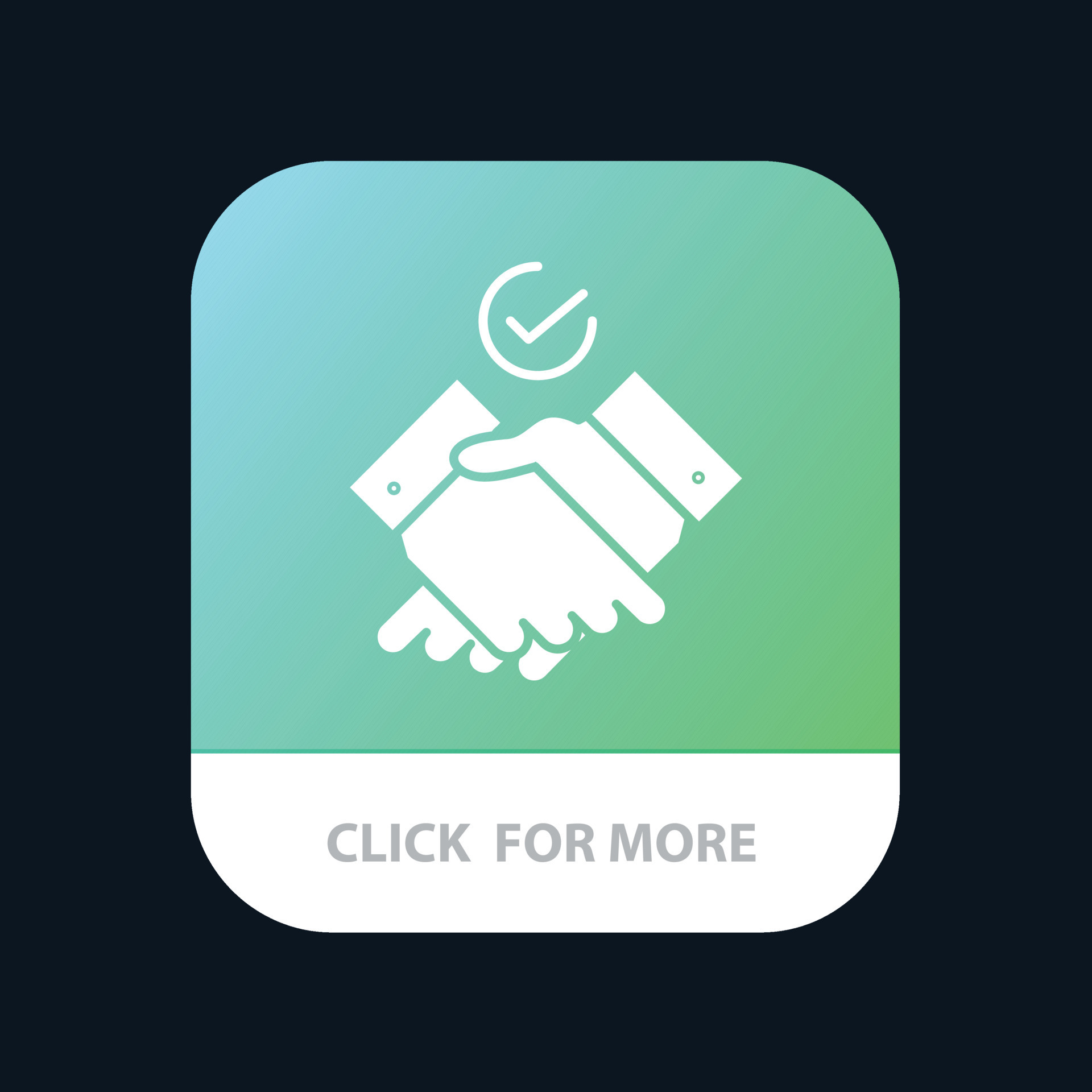 Job Themes Work Mobile App Button Android And Ios Glyph Version