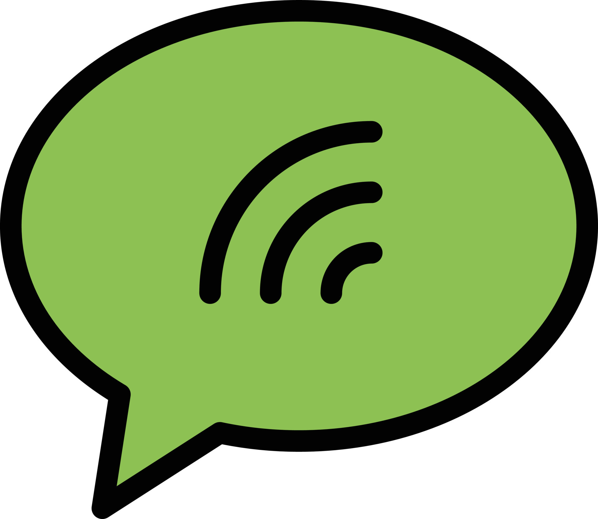 Message Chat Chatting Sand Flat Color Icon Vector Icon Banner Template 13140725 Vector Art At