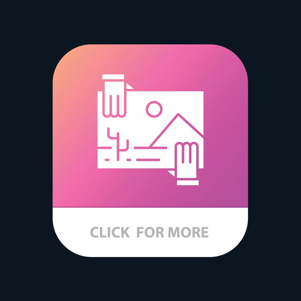 Contribution Distribution Dividend Image Photo Mobile App Button Android and IOS Glyph Version ...