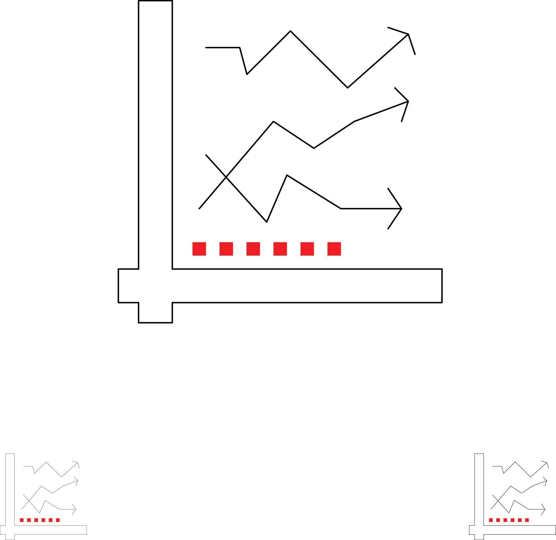 Graph Analysis Analytic Analytics Chart Data Bold And Thin Black Line