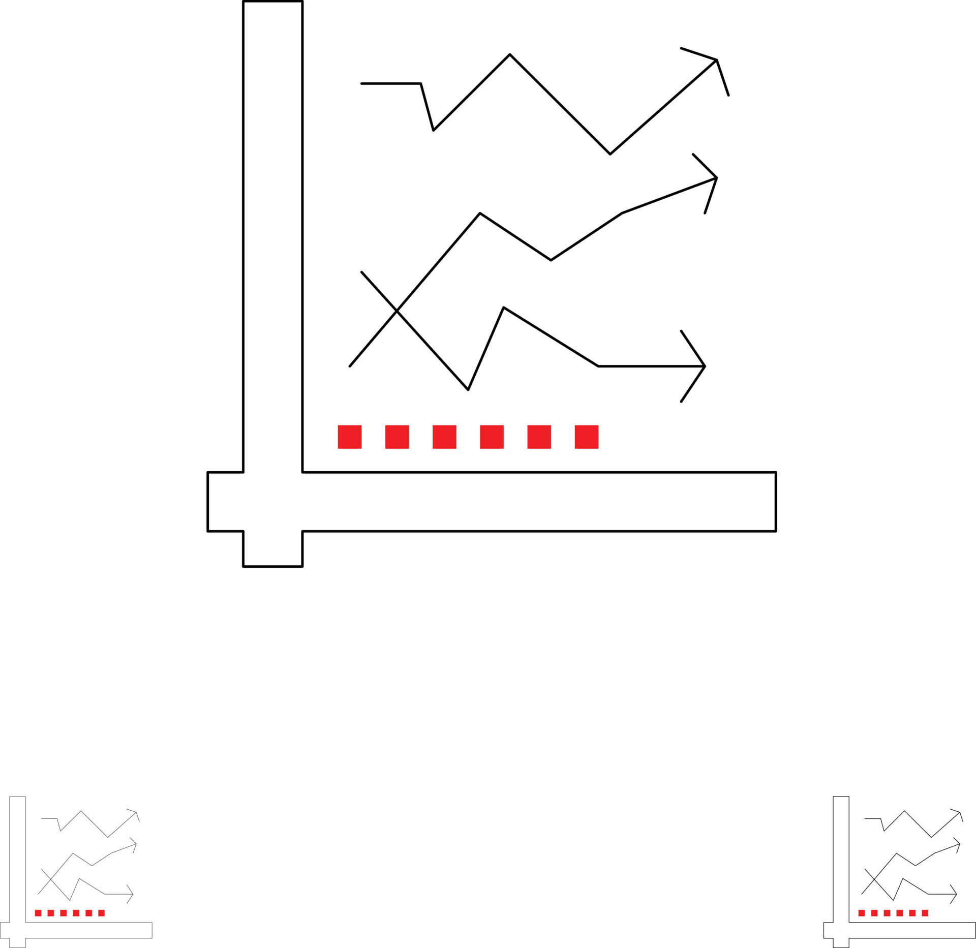 Graph Analysis Analytic Analytics Chart Data Bold And Thin Black Line