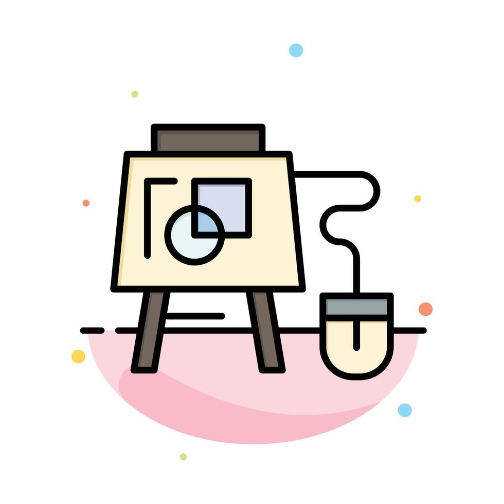 Mouse Online Board Education Abstract Flat Color Icon Template 13144791
