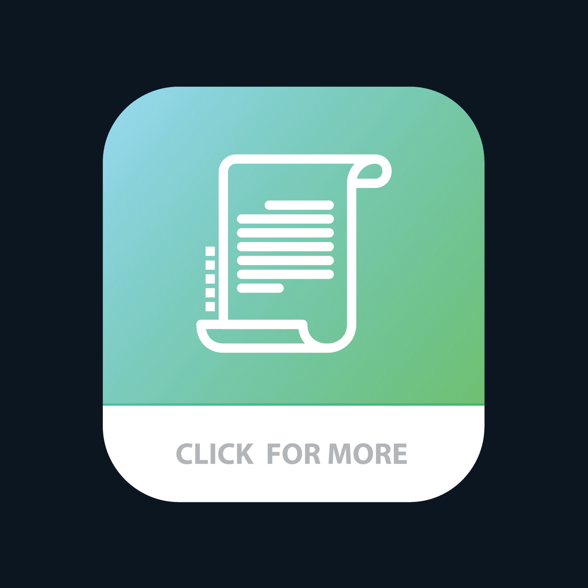 Decree Novel Scenario Screenplay Mobile App Button Android and IOS Line Version 13146452 Vector ...