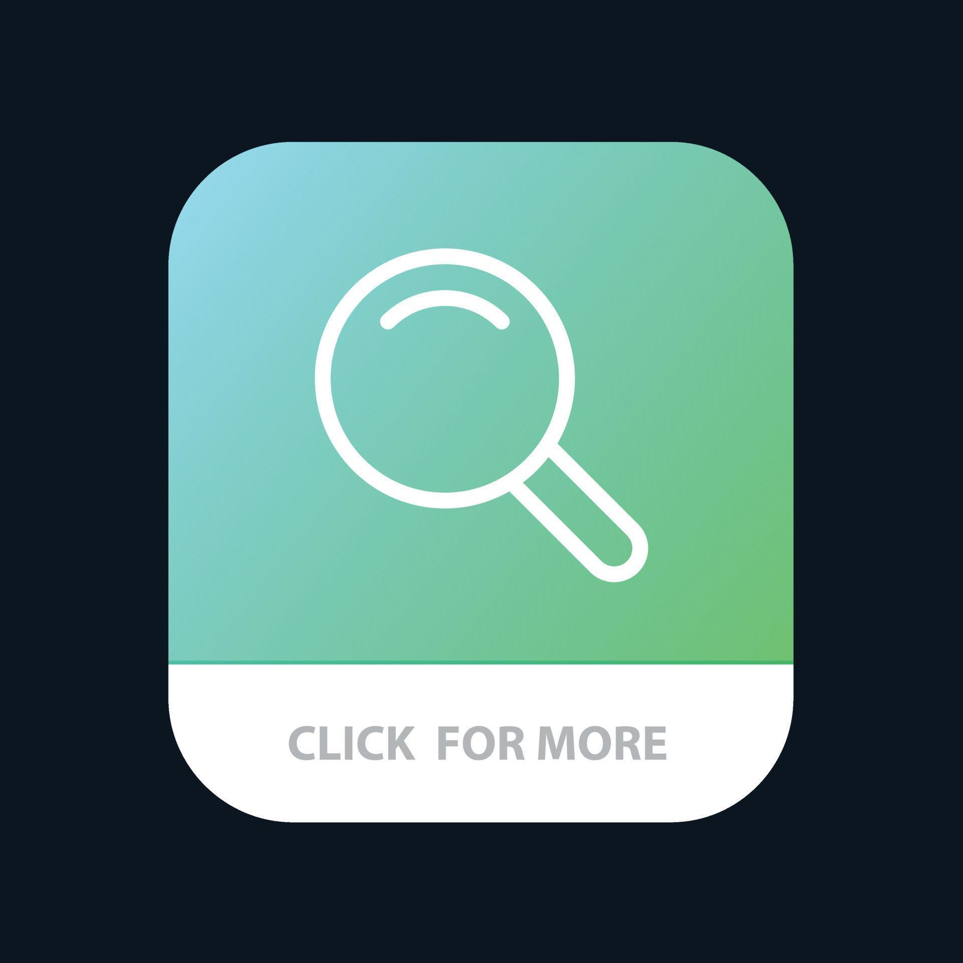 Expanded Search Ui Mobile App Button Android And Ios Line Version