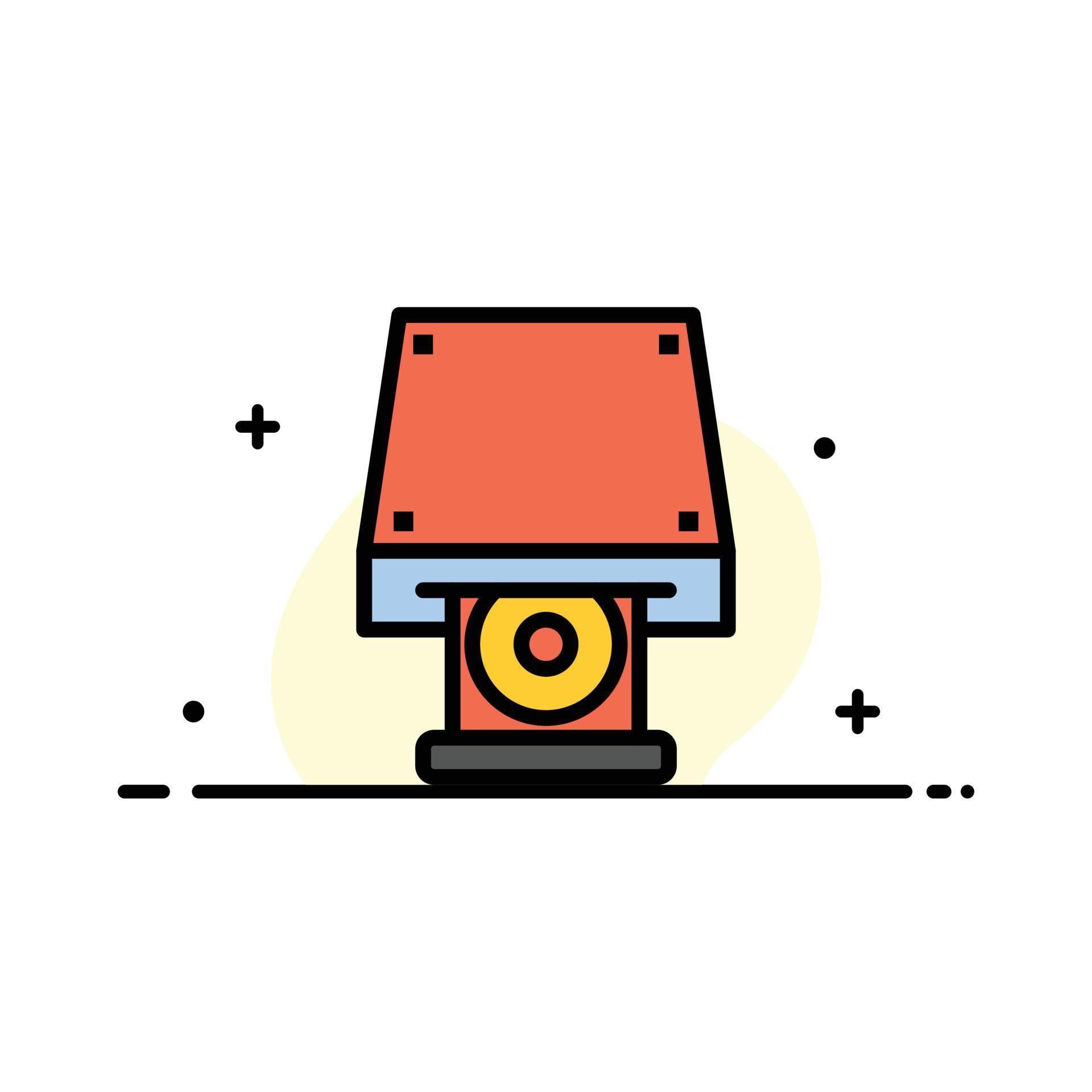 Dvd Cdrom Data Storage Disk Rom Business Flat Line Filled Icon Vector Banner Template 13148829