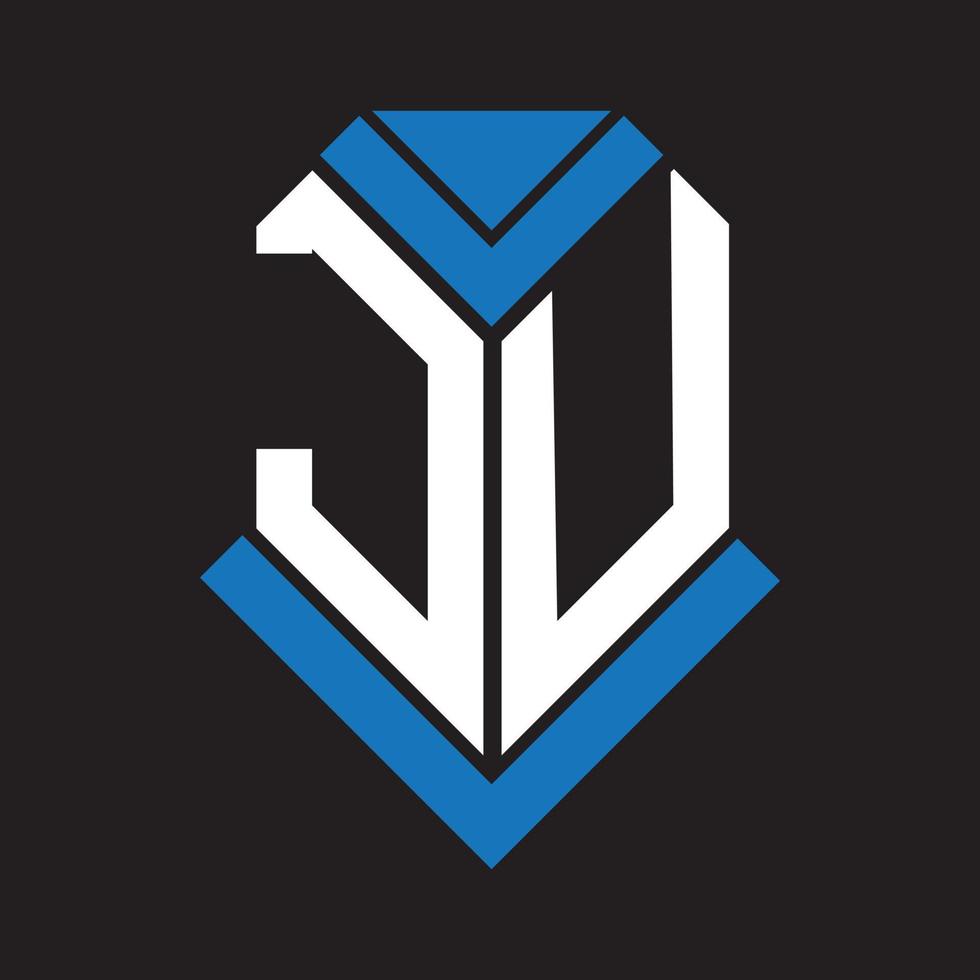 diseño de logotipo de letra ju sobre fondo negro. ju concepto creativo ... diseño de logotipo de letra ju sobre fondo negro. ju concepto creativo ...