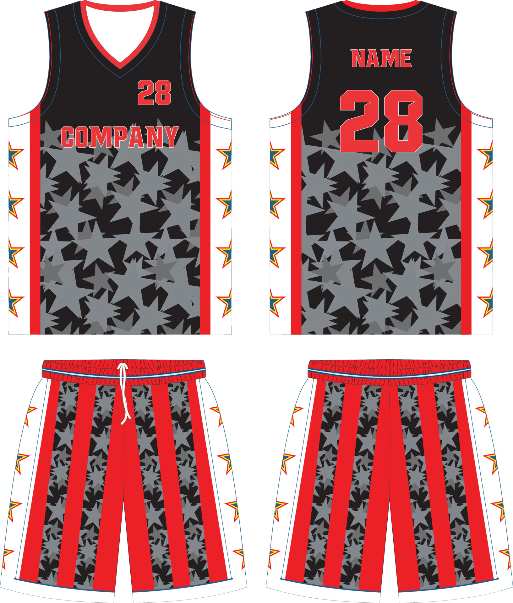 Custom Basketball Uniforms and Jerseys for your Team 13153826 Vector ... Custom Basketball Uniforms and Jerseys for your Team 13153826 Vector ...
