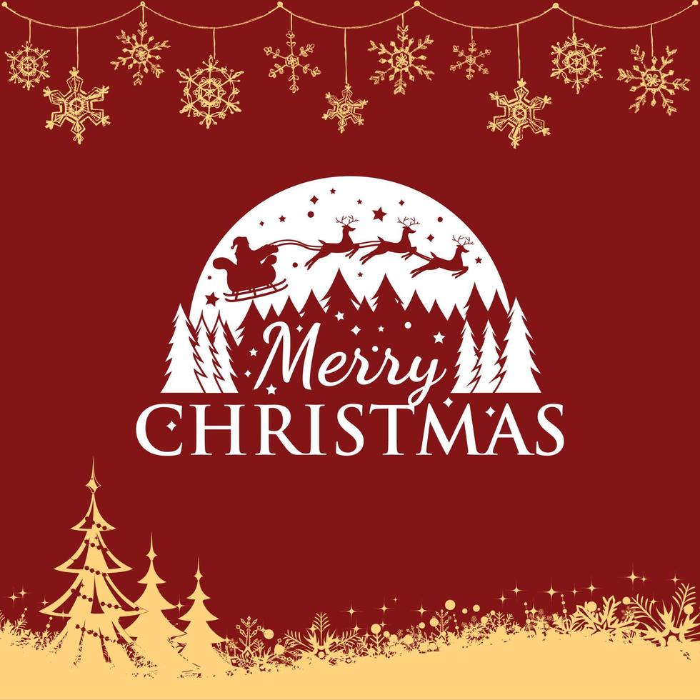 Merry christmas illustration 13154646 Vector Art at Vecteezy