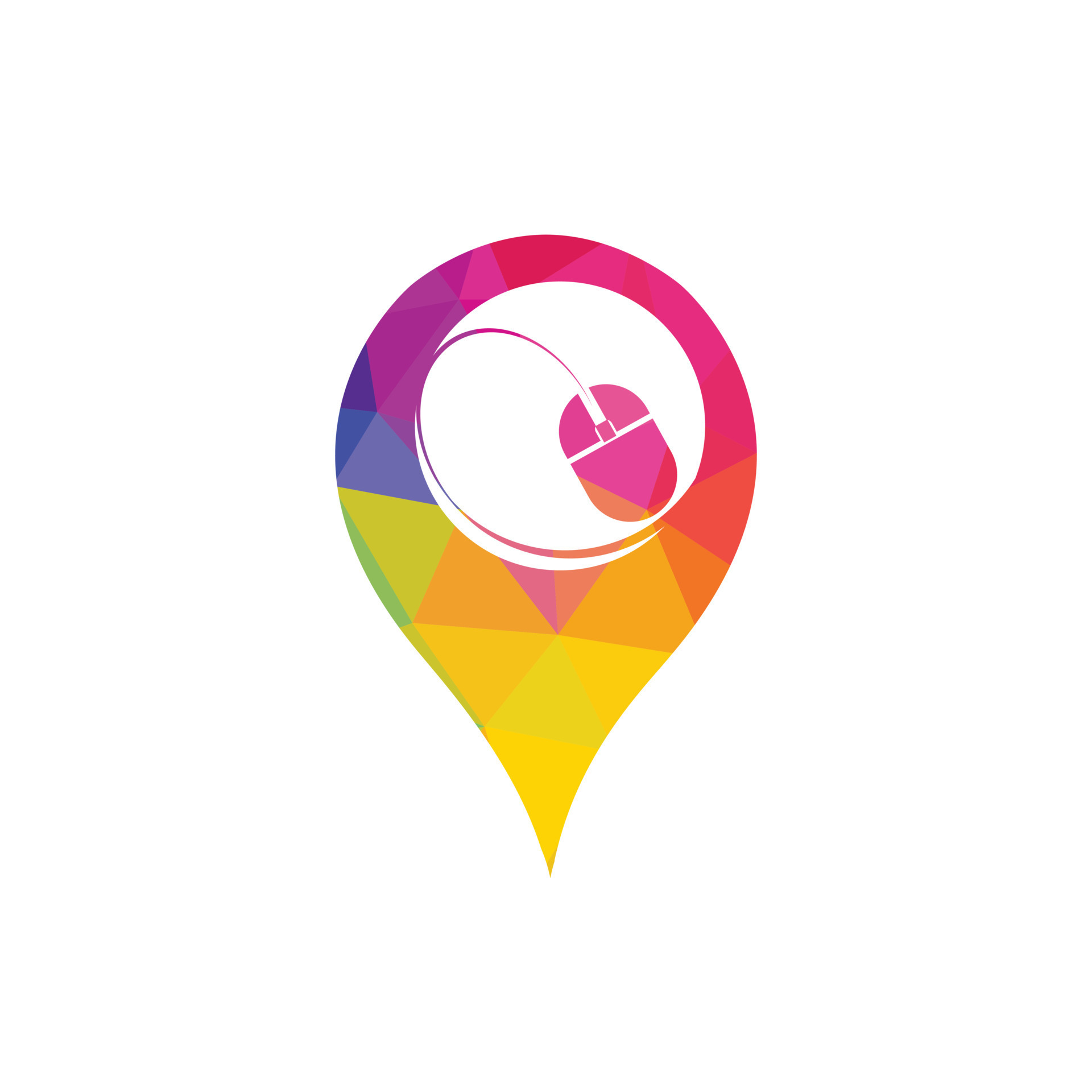 Computer Mouse And Map Pointer Logo Combination Gps Locator And Cursor Symbol Or Icon Unique