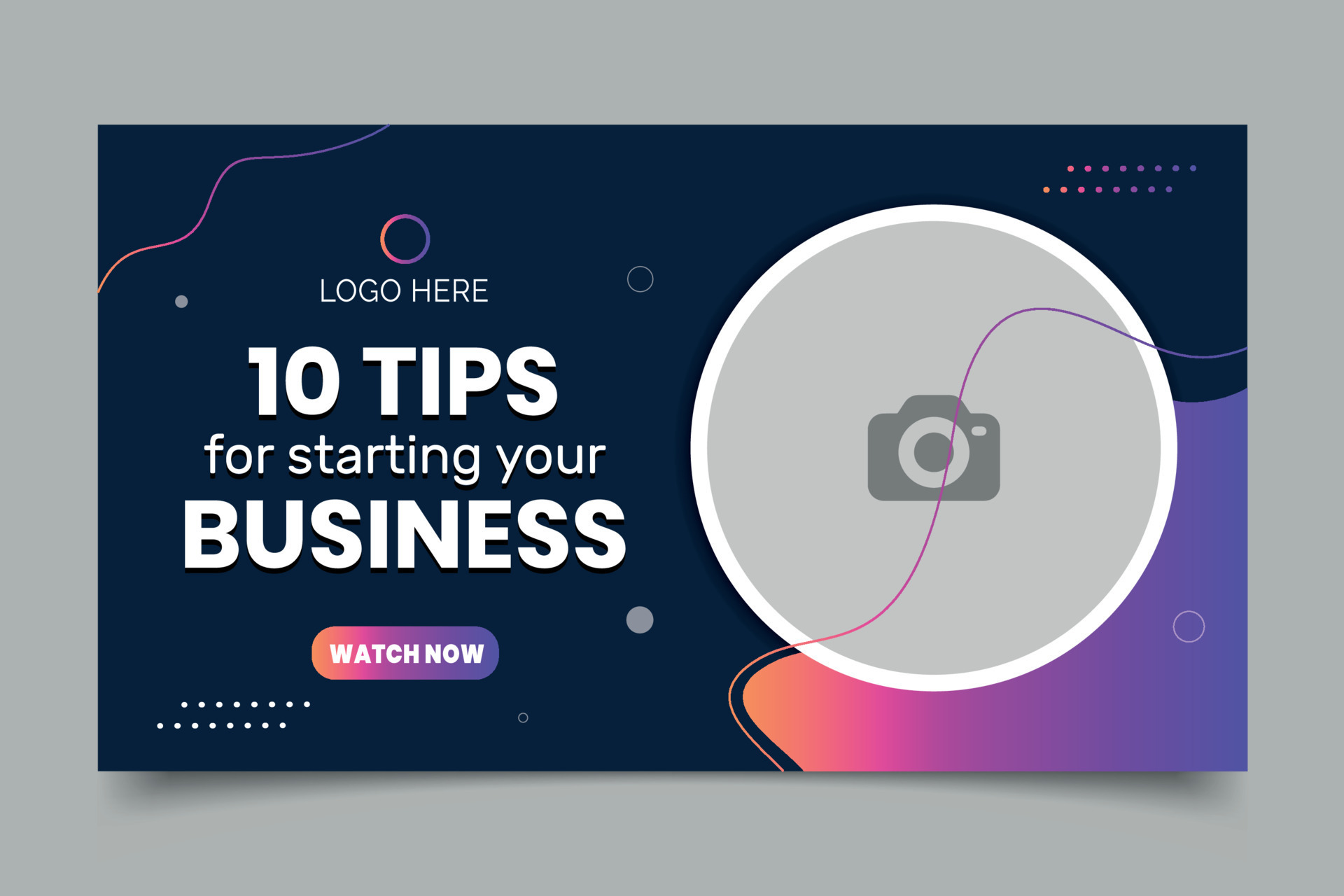 10 Tips Video Thumbnail Design, Fully Editable, Modern and Simple ... 10 Tips Video Thumbnail Design, Fully Editable, Modern and Simple ...