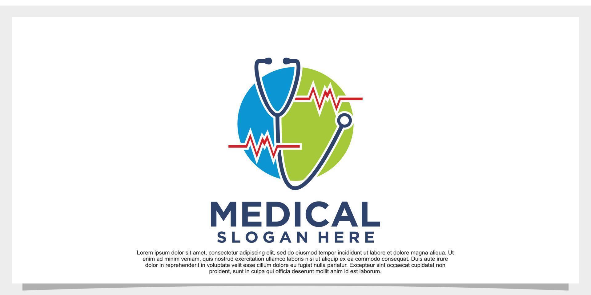 medical logo design vector with creative concept 13159948 Vector Art at Vecteezy