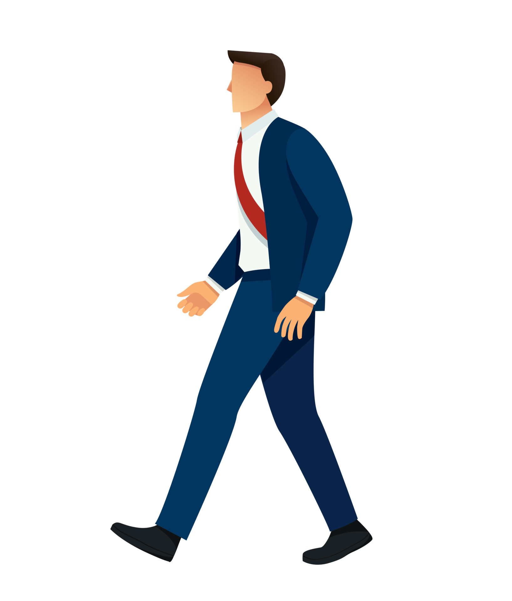 Character Man Walk 13165919 Png
