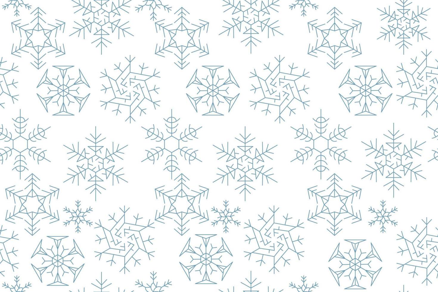 Snowflakes Seamless Pattern 13165994 Vector Art at Vecteezy