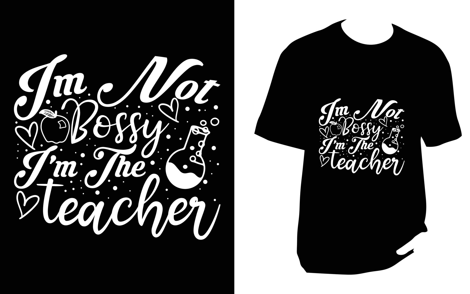 Teacher T Shirt Design 13166805 Vector Art At Vecteezy