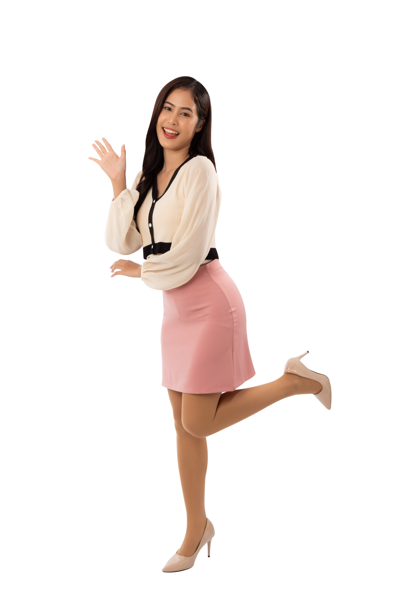 Portrait Of A Smiling Asian Woman Cutout Png File 13167553 Png