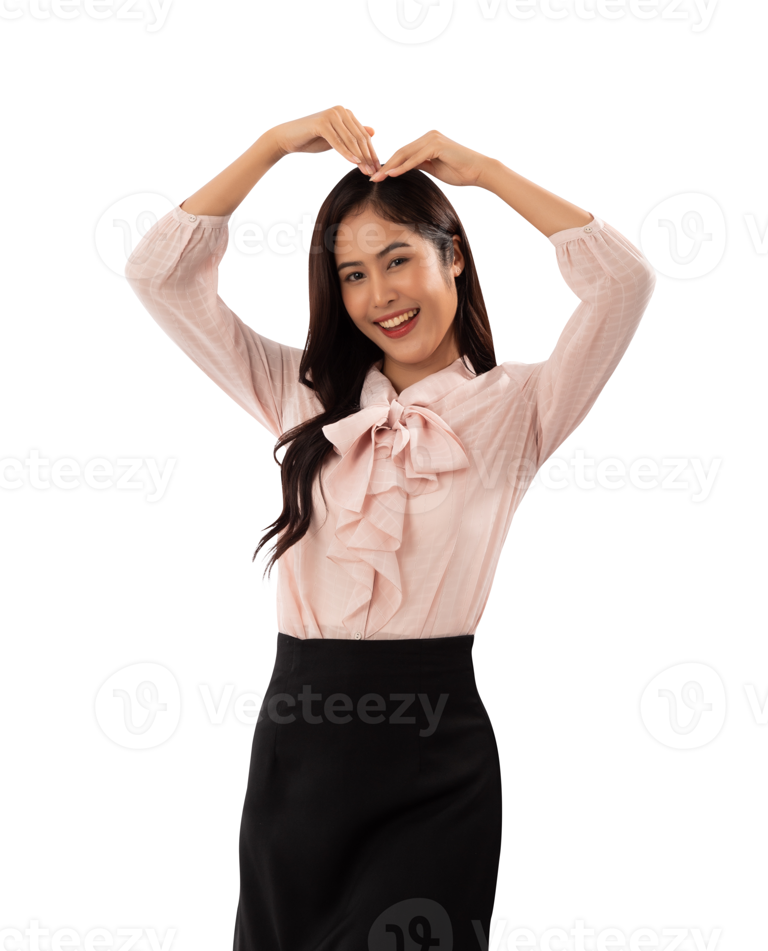 Portrait Of A Smiling Asian Woman Cutout Png File 13167561 Png
