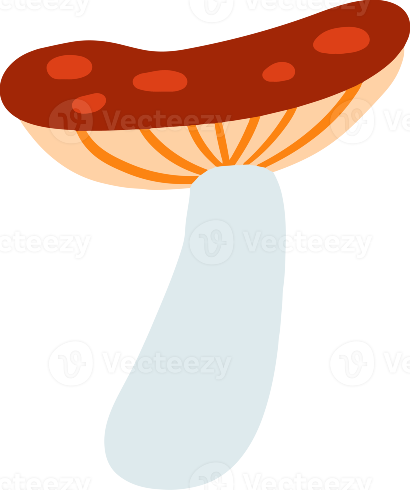 Cute Mushroom Illustration For Design Element 13168735 Png