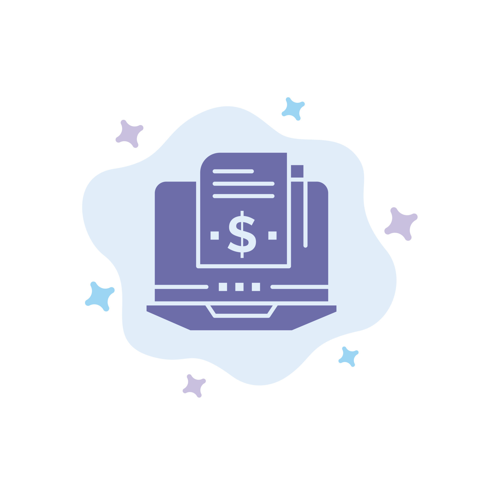 Subscription Model Subscription Model Digital Blue Icon on Abstract ...