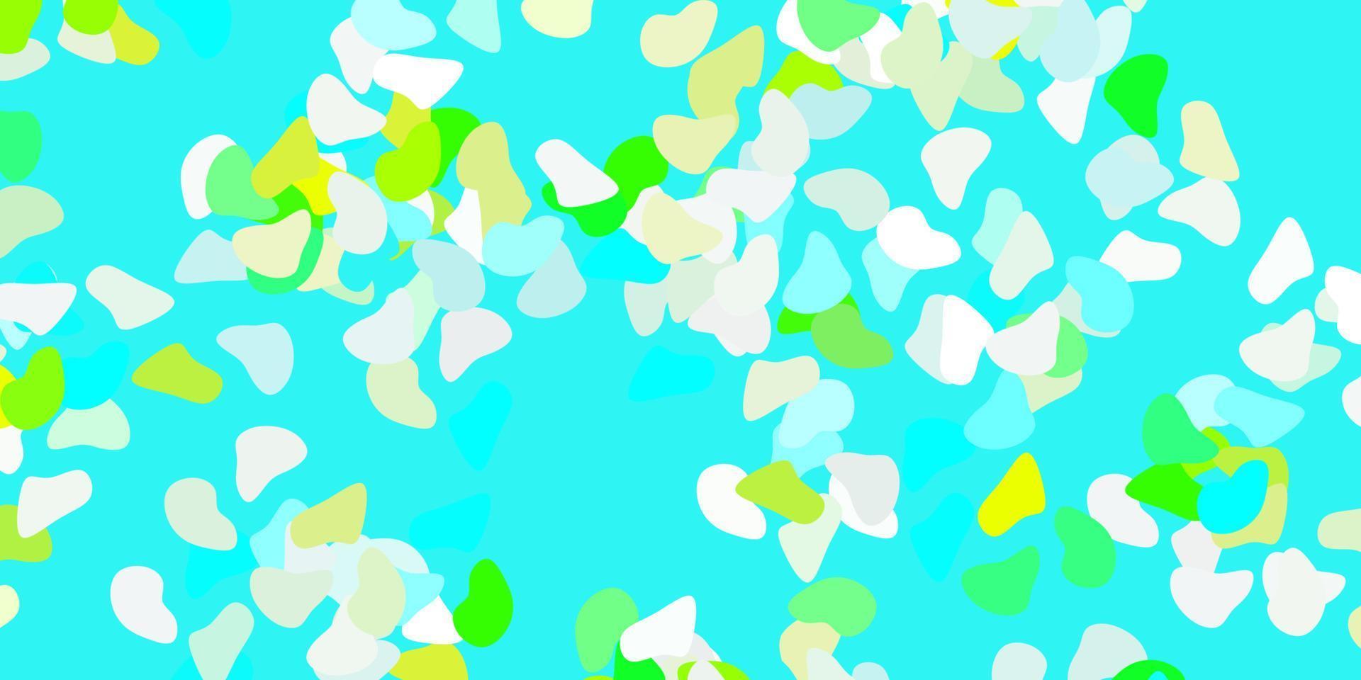 Light Blue Green Vector Pattern With Abstract Shapes 13169778 Vector