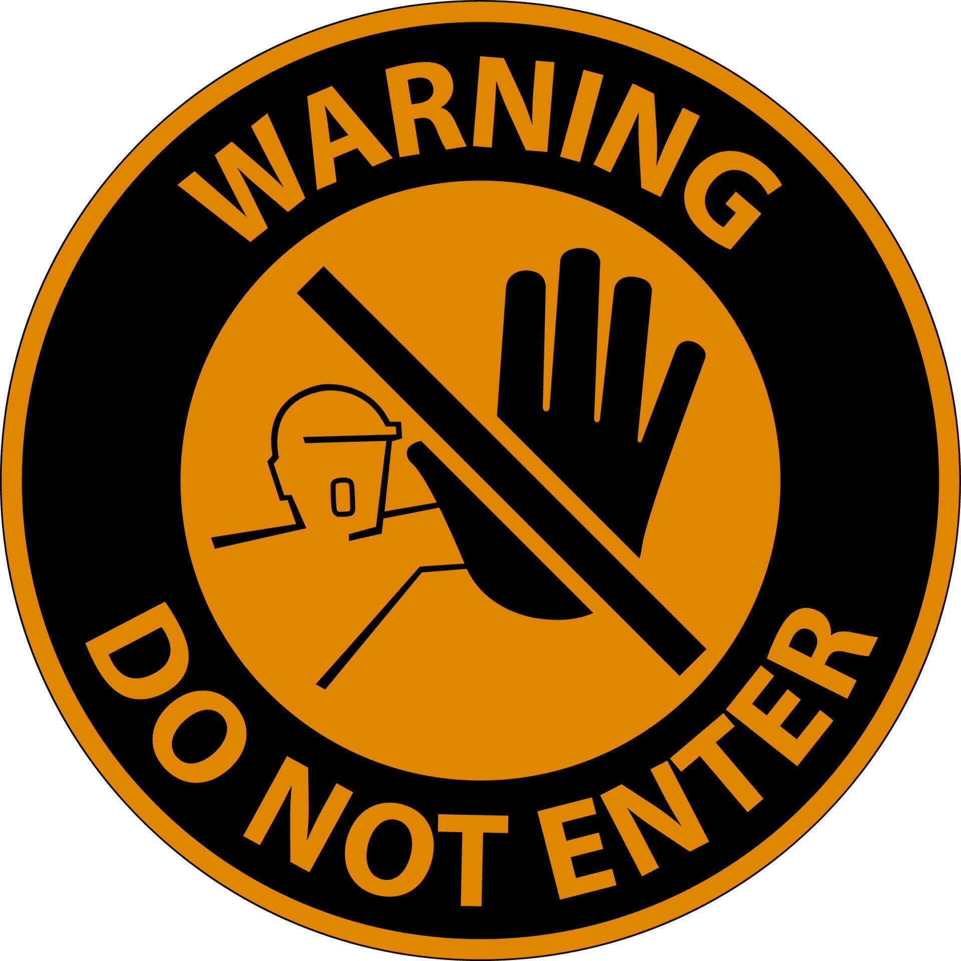 Warning Do Not Enter Authorized Personnel Only Sign 13171086 Vector Art