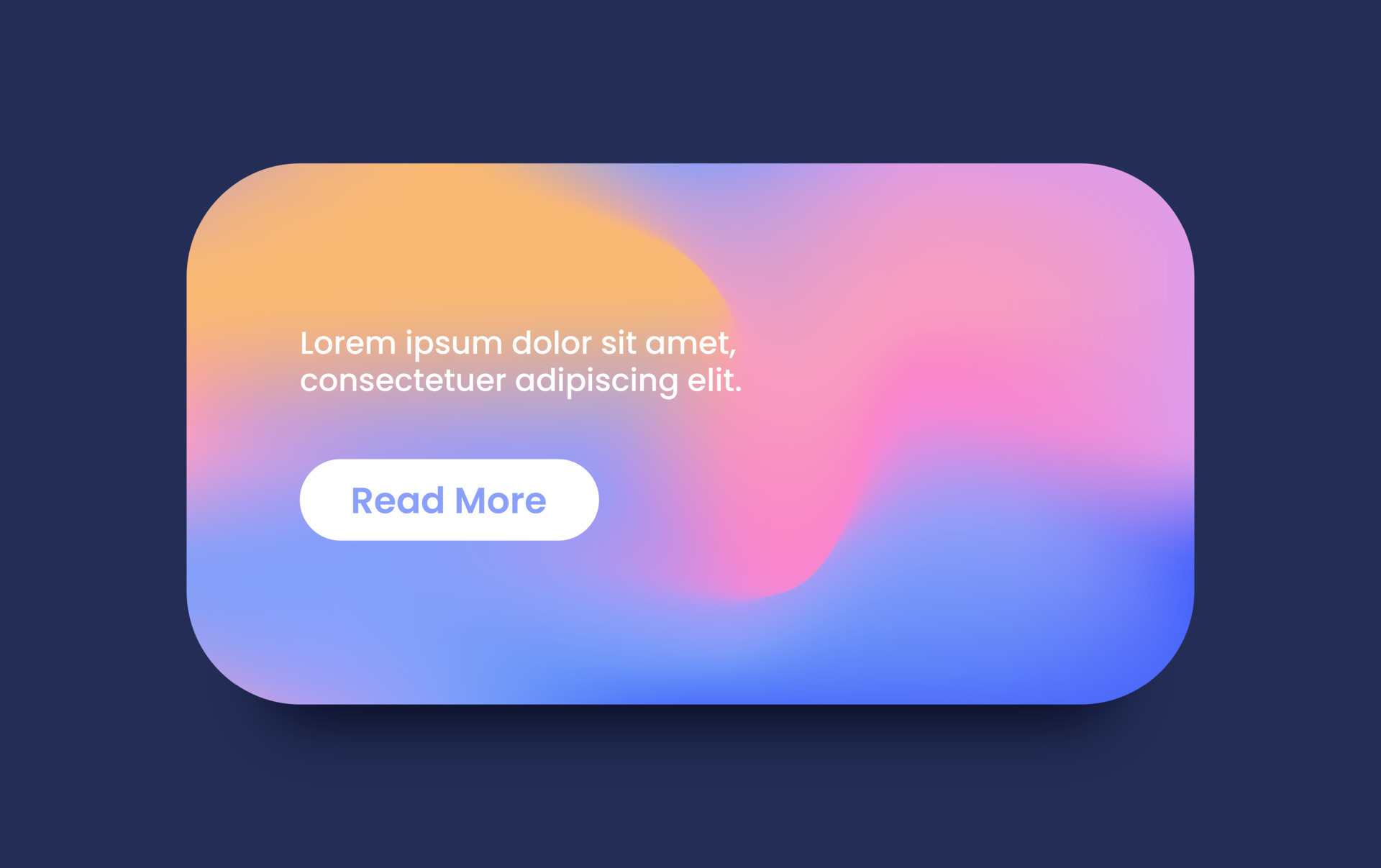 Card Element Ui Kit For Responsive Mobile App In Gradient Style