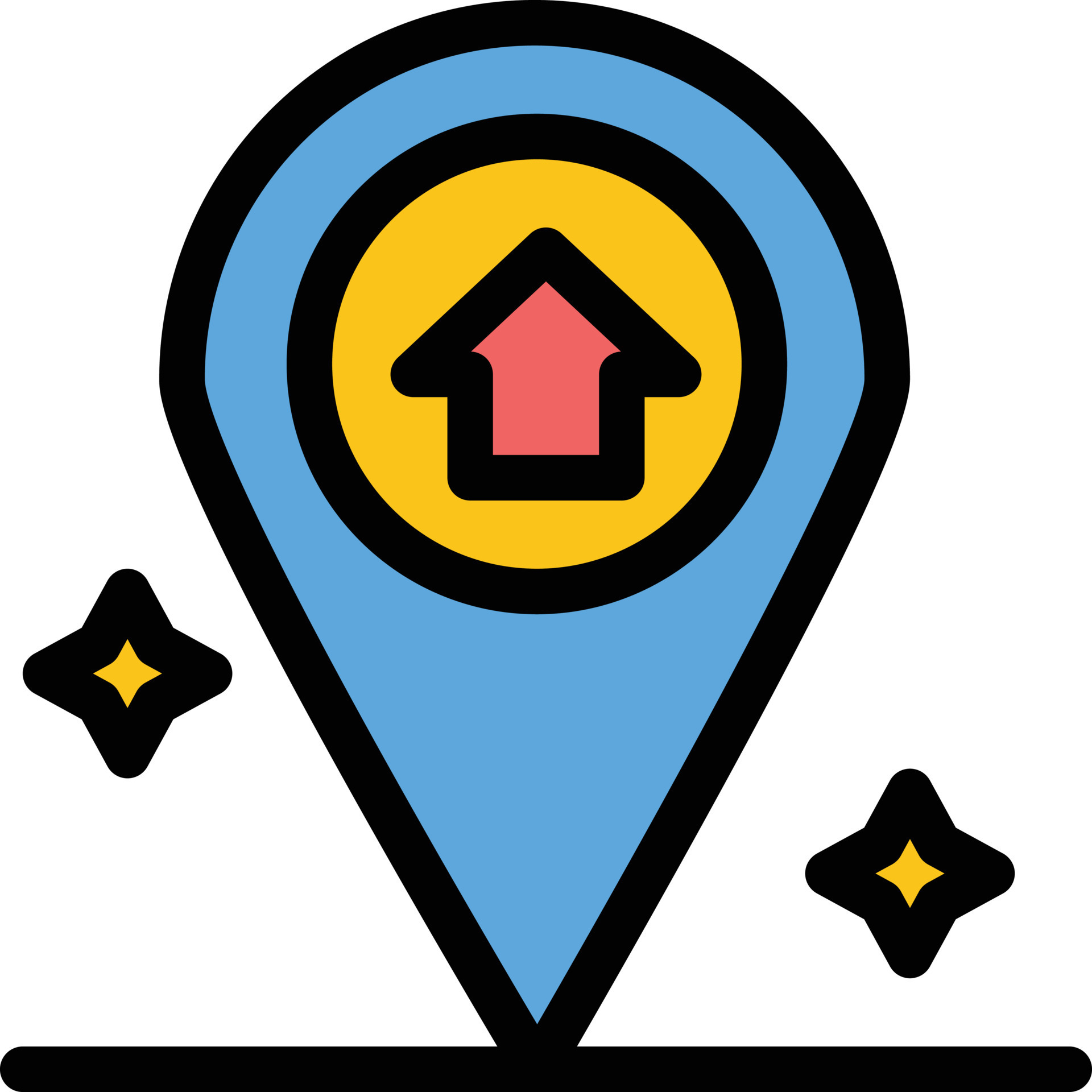 Map Navigation House Flat Color Icon Vector Icon Banner Template 13172114 Vector Art At Vecteezy