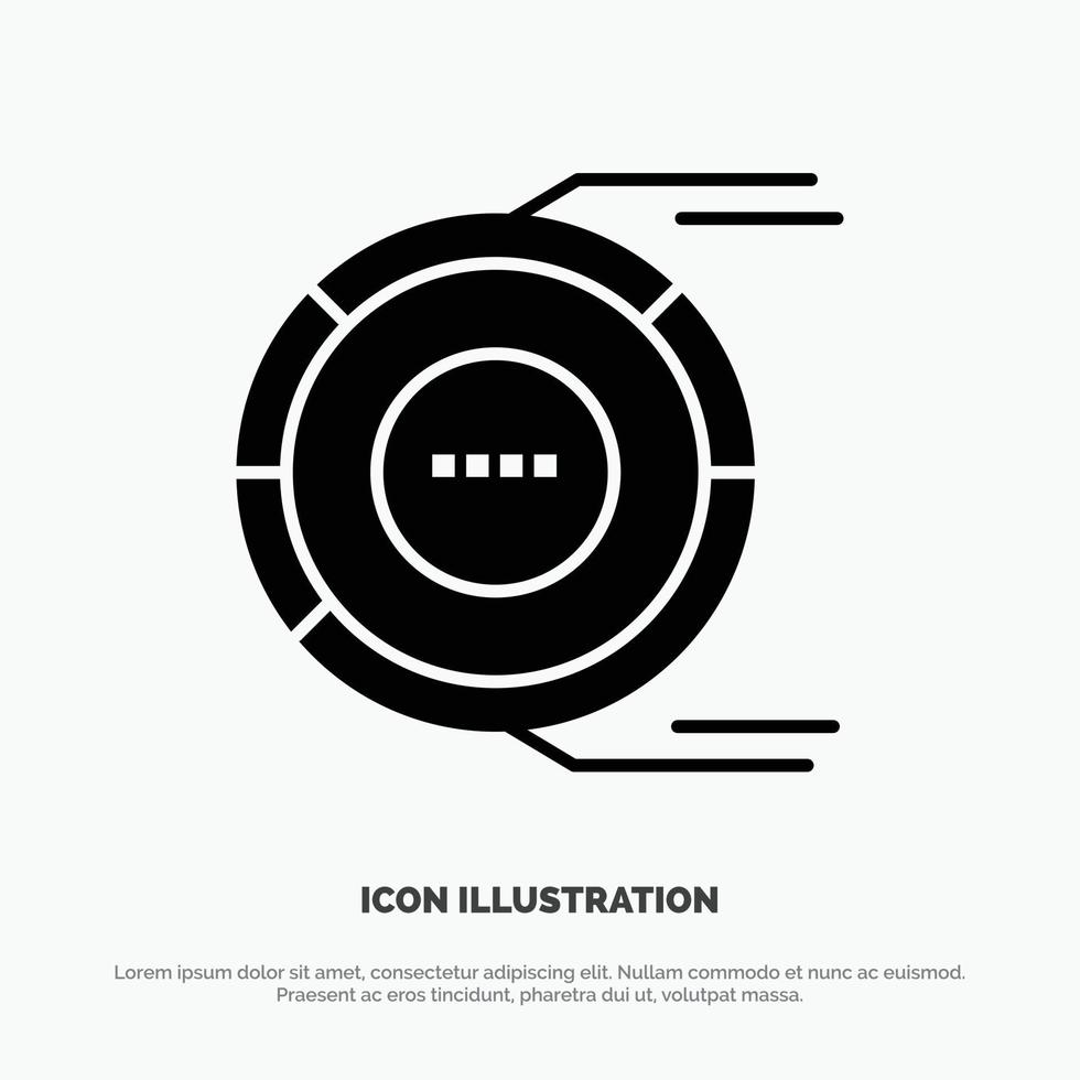 Allocation Analysis Diagram Estimation Resource solid Glyph Icon vector ... Allocation Analysis Diagram Estimation Resource solid Glyph Icon vector ...