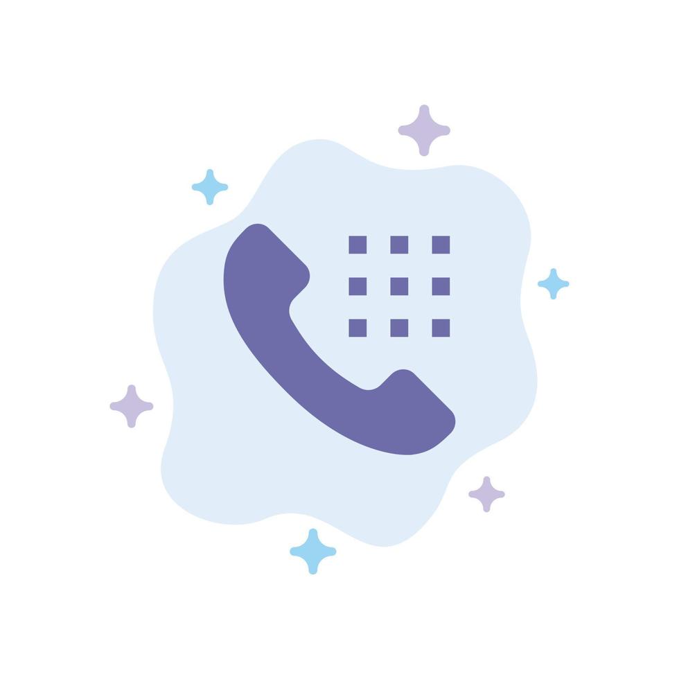Call Dial Phone Keys Blue Icon On Abstract Cloud Background 13173869 Vector Art At Vecteezy