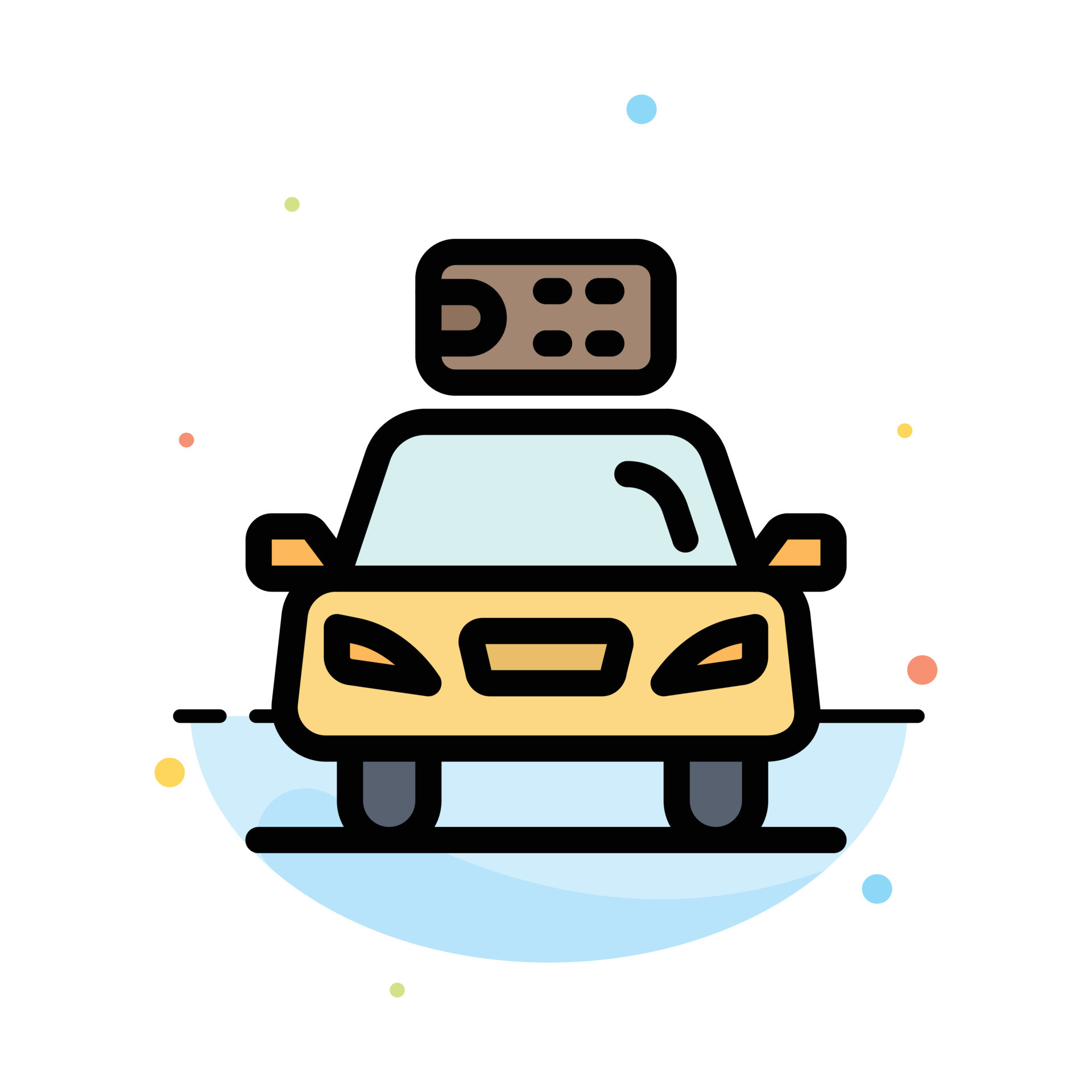 Car Ecology Electric Energy Power Abstract Flat Color Icon Template ... Car Ecology Electric Energy Power Abstract Flat Color Icon Template ...
