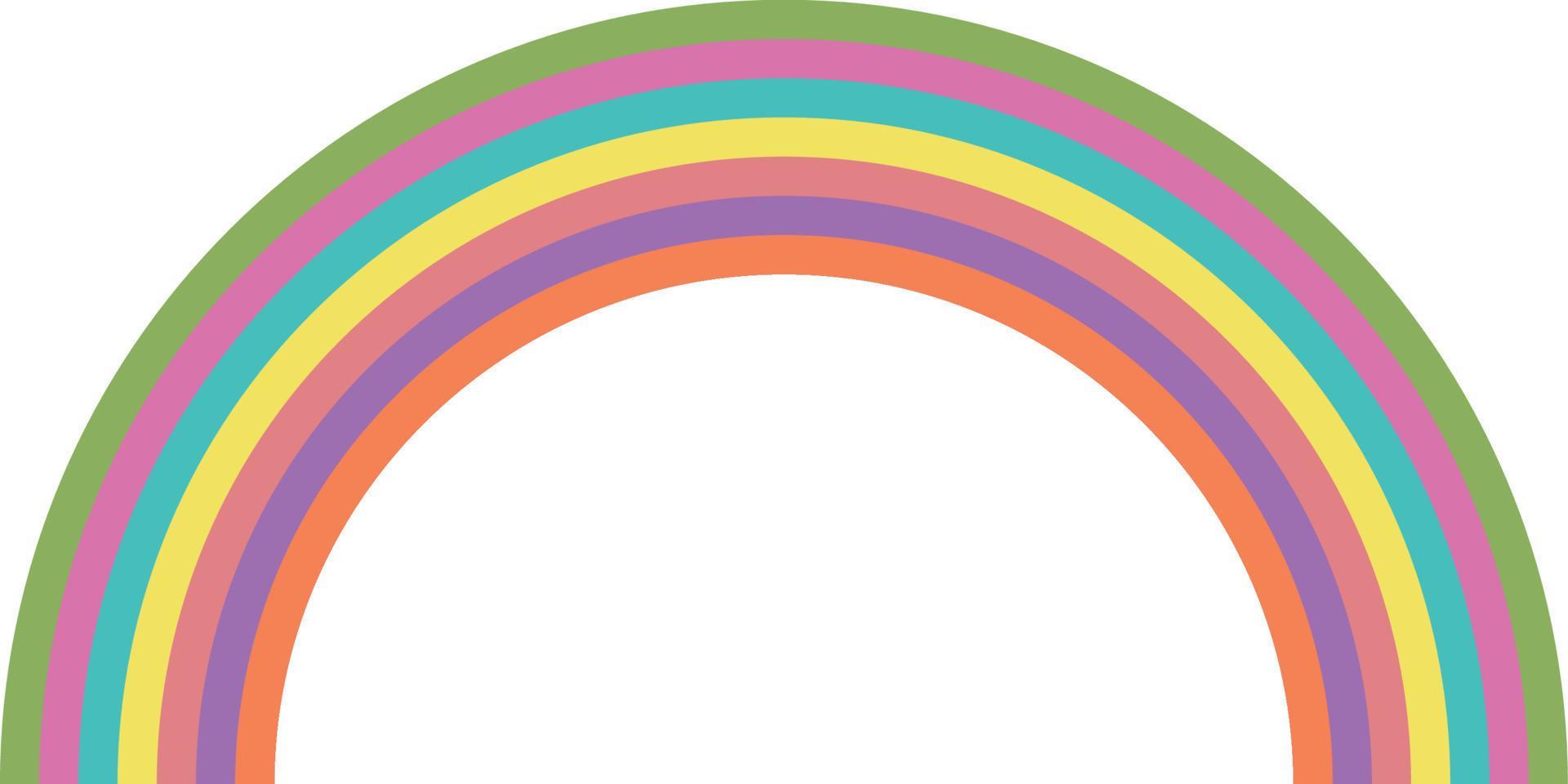Beautiful Rainbow free vector 13184589 Vector Art at Vecteezy