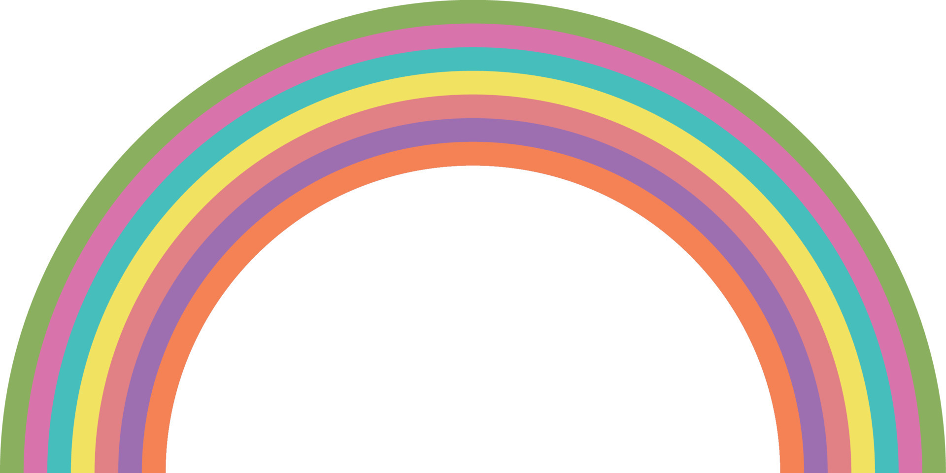 Beautiful Rainbow free vector 13184589 Vector Art at Vecteezy