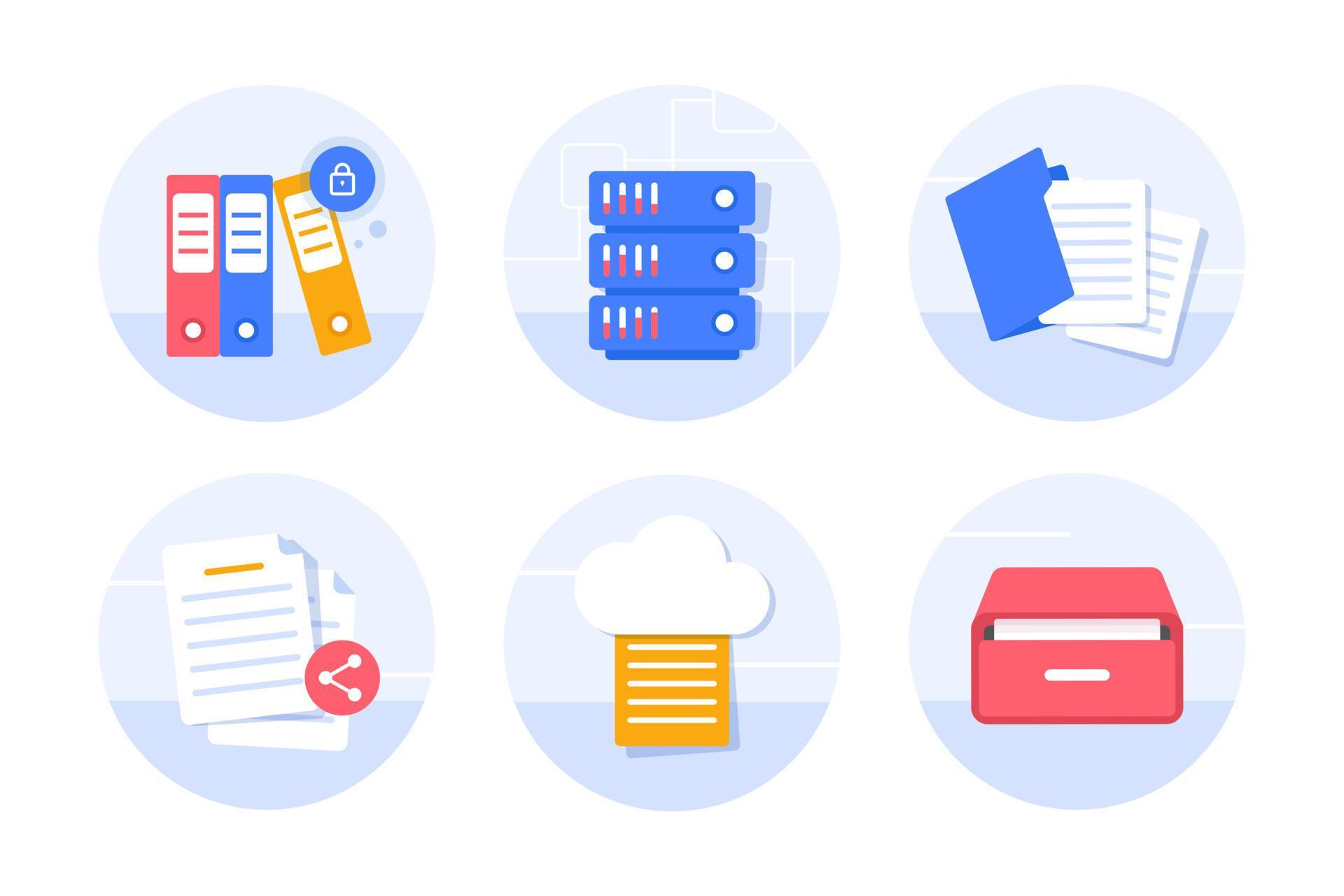 open folder icon,Folder with documents,Document protection concept,flat design icon vector ...