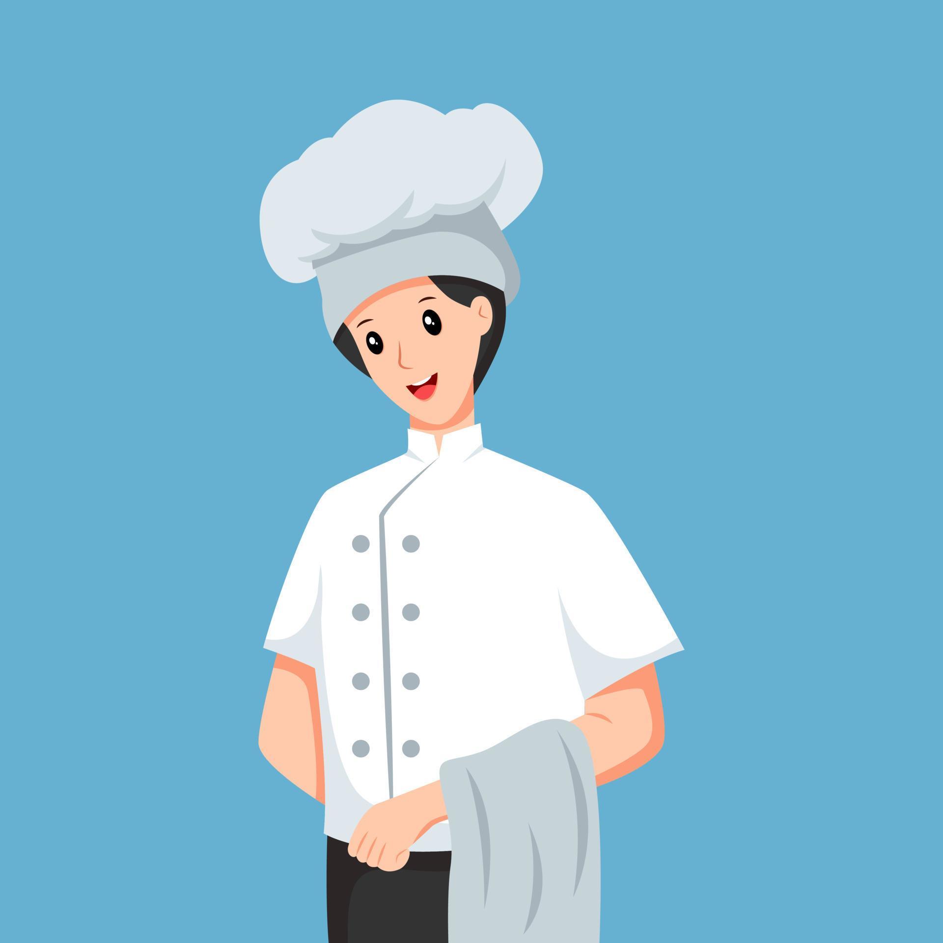 Male Chef Profession Character Design Illustration 13195273 Vector Art ...